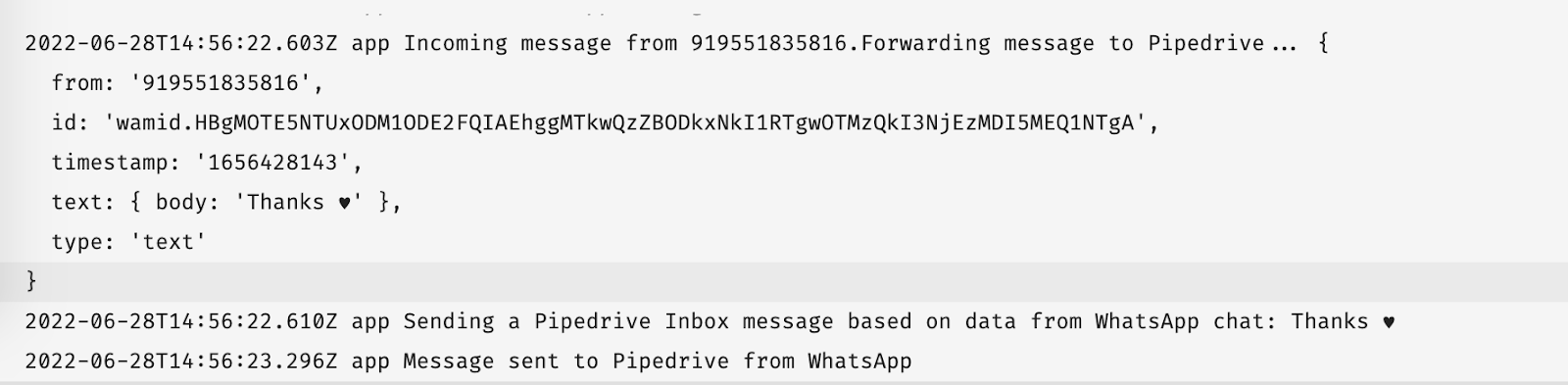 Build messaging app integrations with Pipedrive